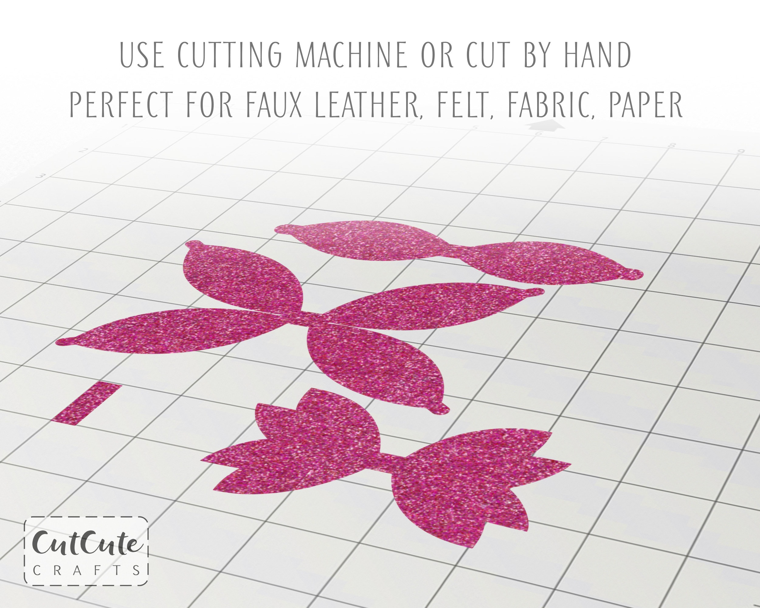 Rich Double Bow SVG Faux Leather Bow Template Bow Svg for - Etsy Canada