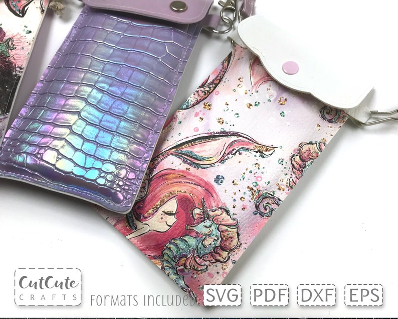 Phone & Card Pouch Templates, Cell Phone Cross Body Bag SVG Sewing ...