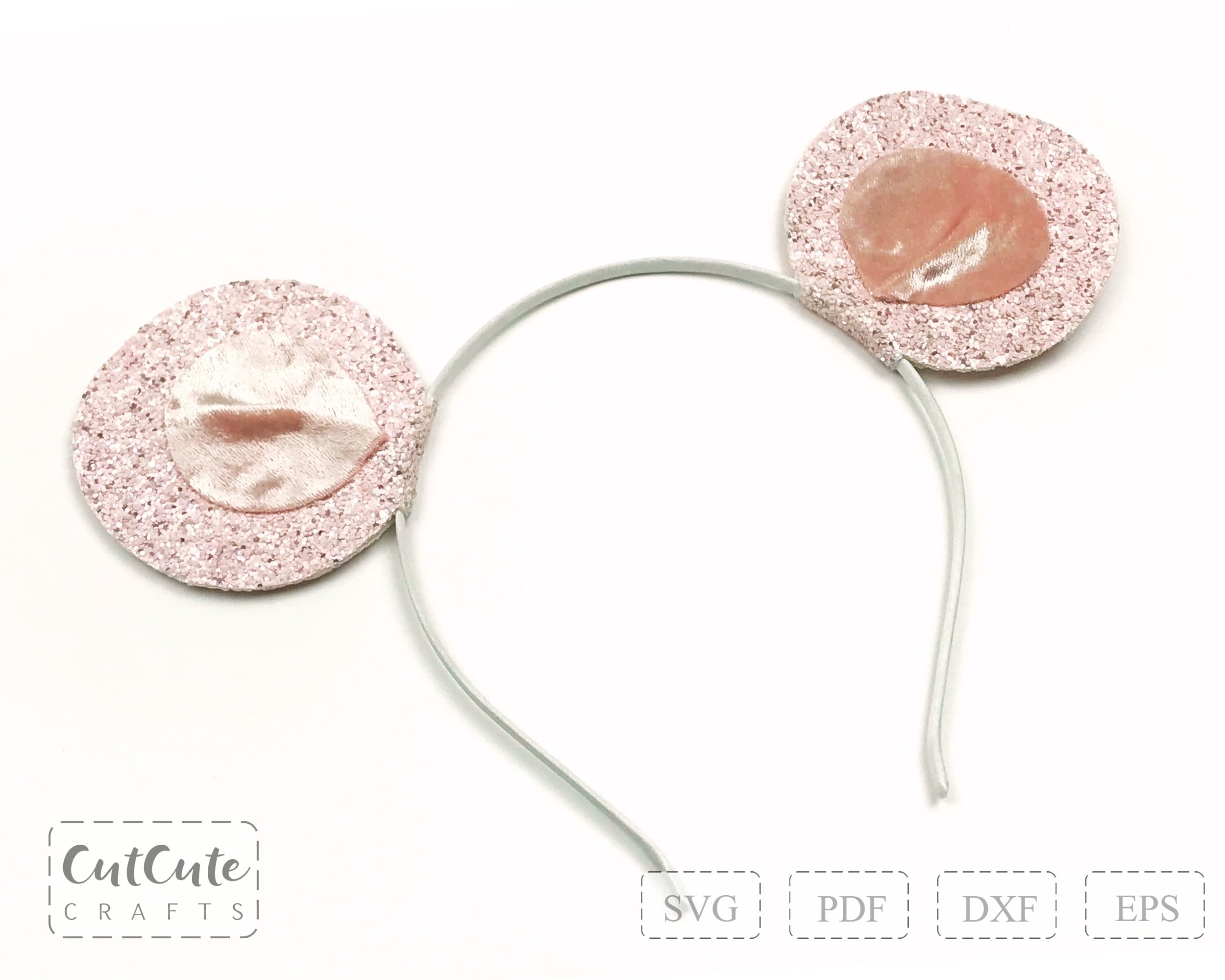 Mouse Ears Headband SVG Template for Cricut and Silhouette - Etsy Australia