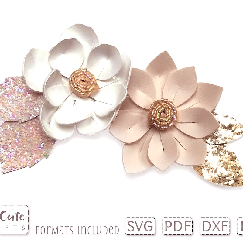 Material Flower Brooches - Etsy