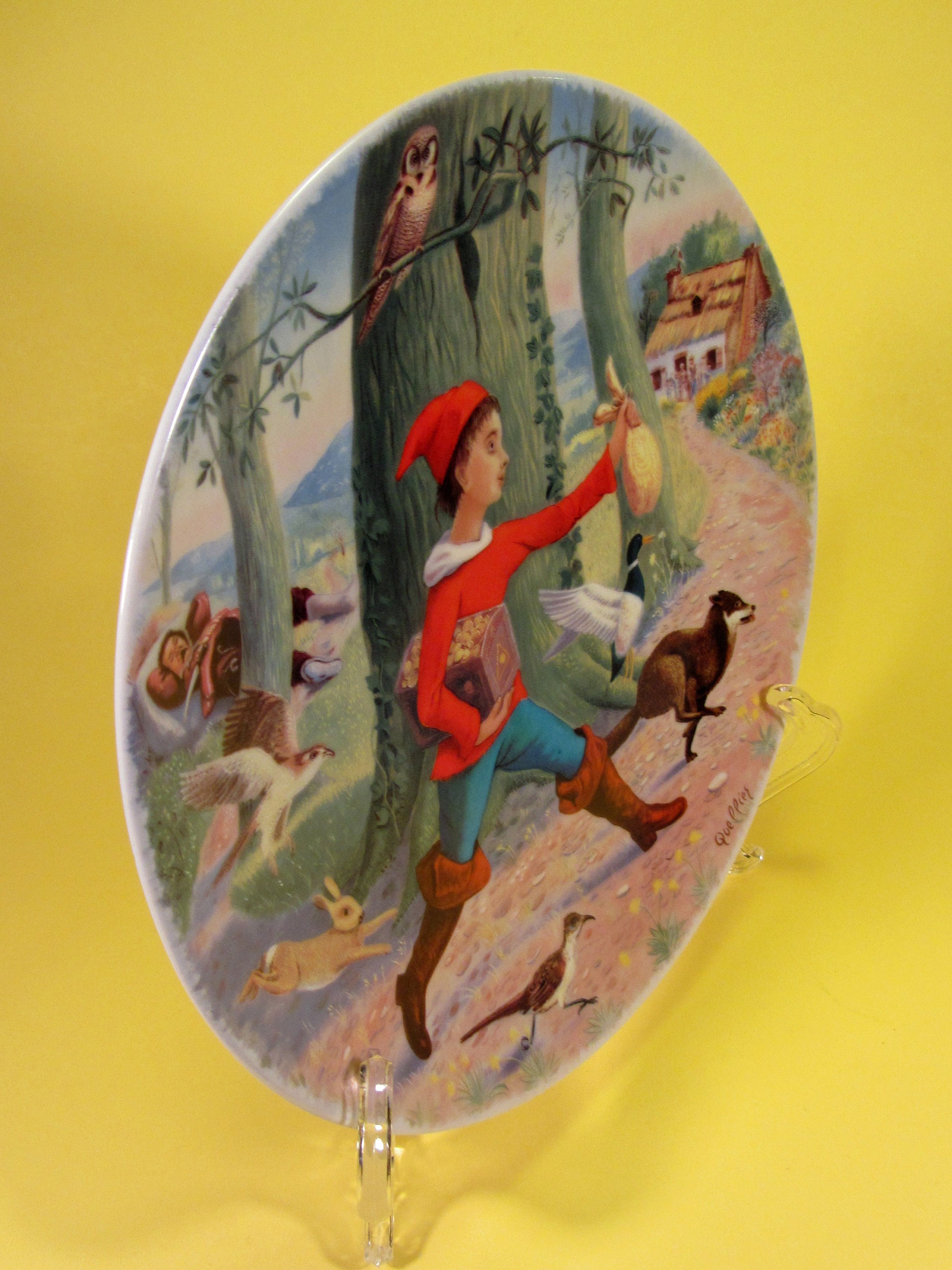 1984 Le Petit Poucet / Tom Thumb Limoges Collector's Plate by Andre ...