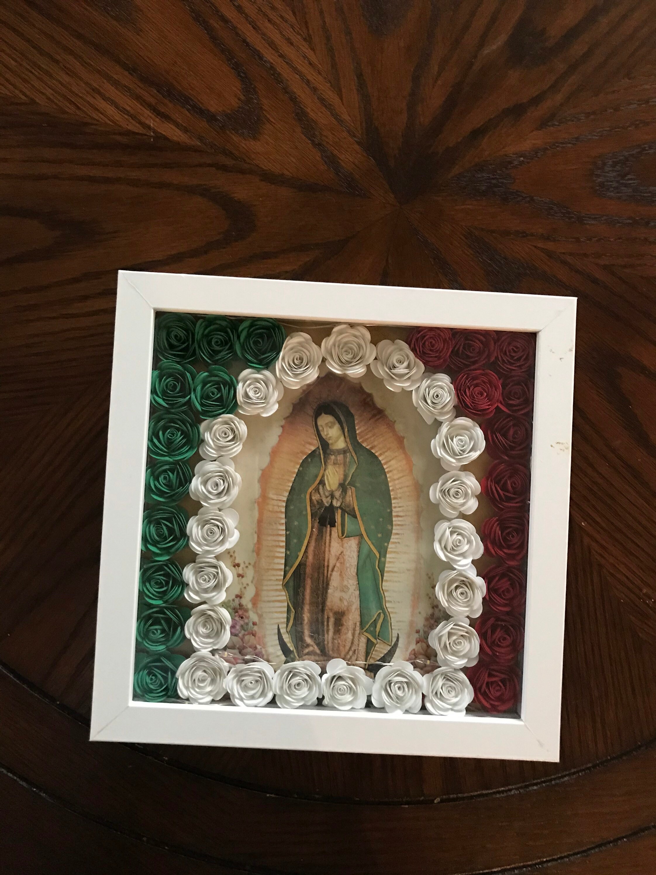 Virgin Mary Shadow Box - Etsy