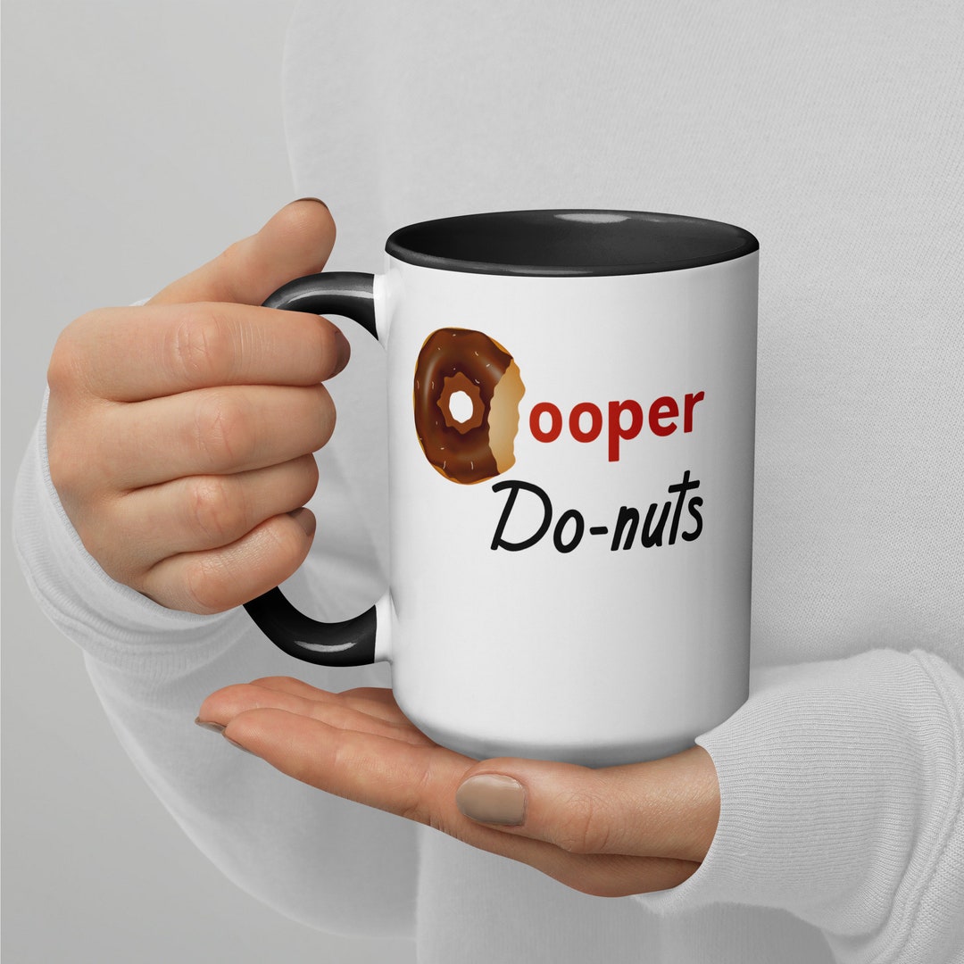 Cooper Do-nuts Mug With Color Inside - Etsy