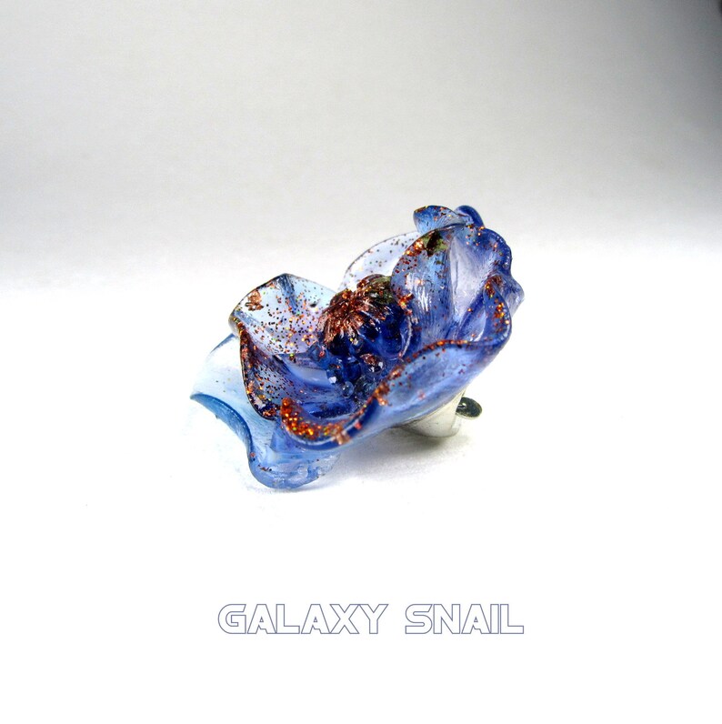 Brooch The Glear Blue Poppy | Etsy