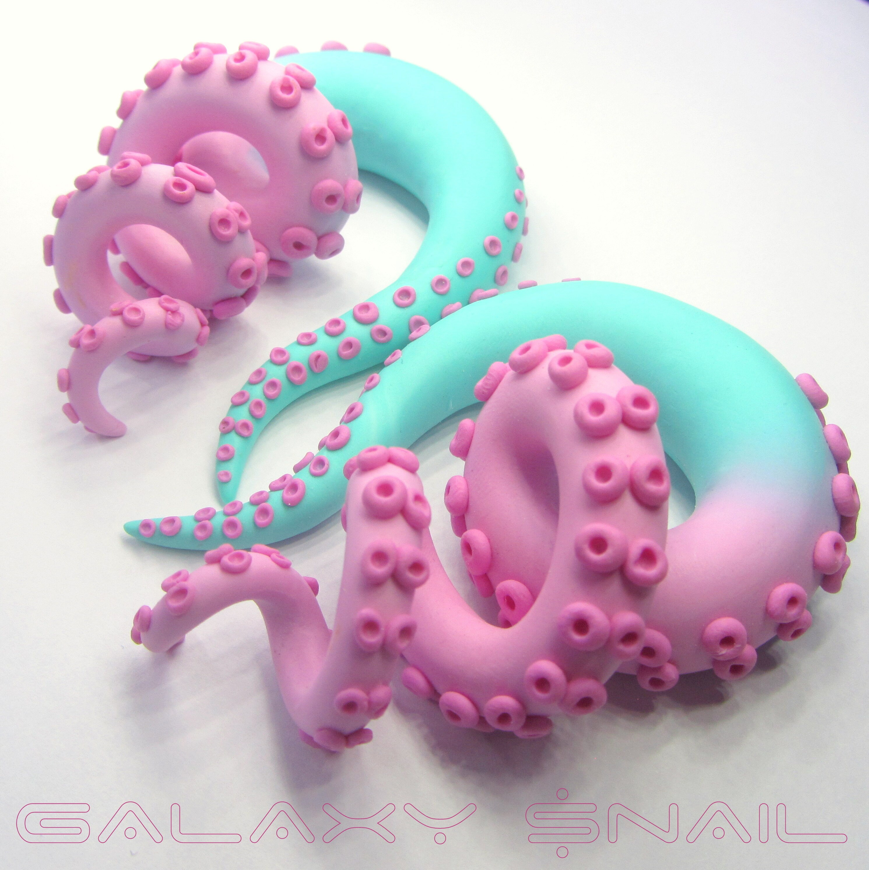 The Pastel Goth Tentacle Gauges 5/8 16mm - Etsy