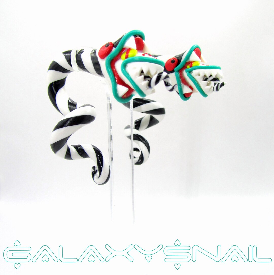 Halloween Sand Worm Fake Gauge Earrings: Spooky Polymer Clay Plugs - Etsy