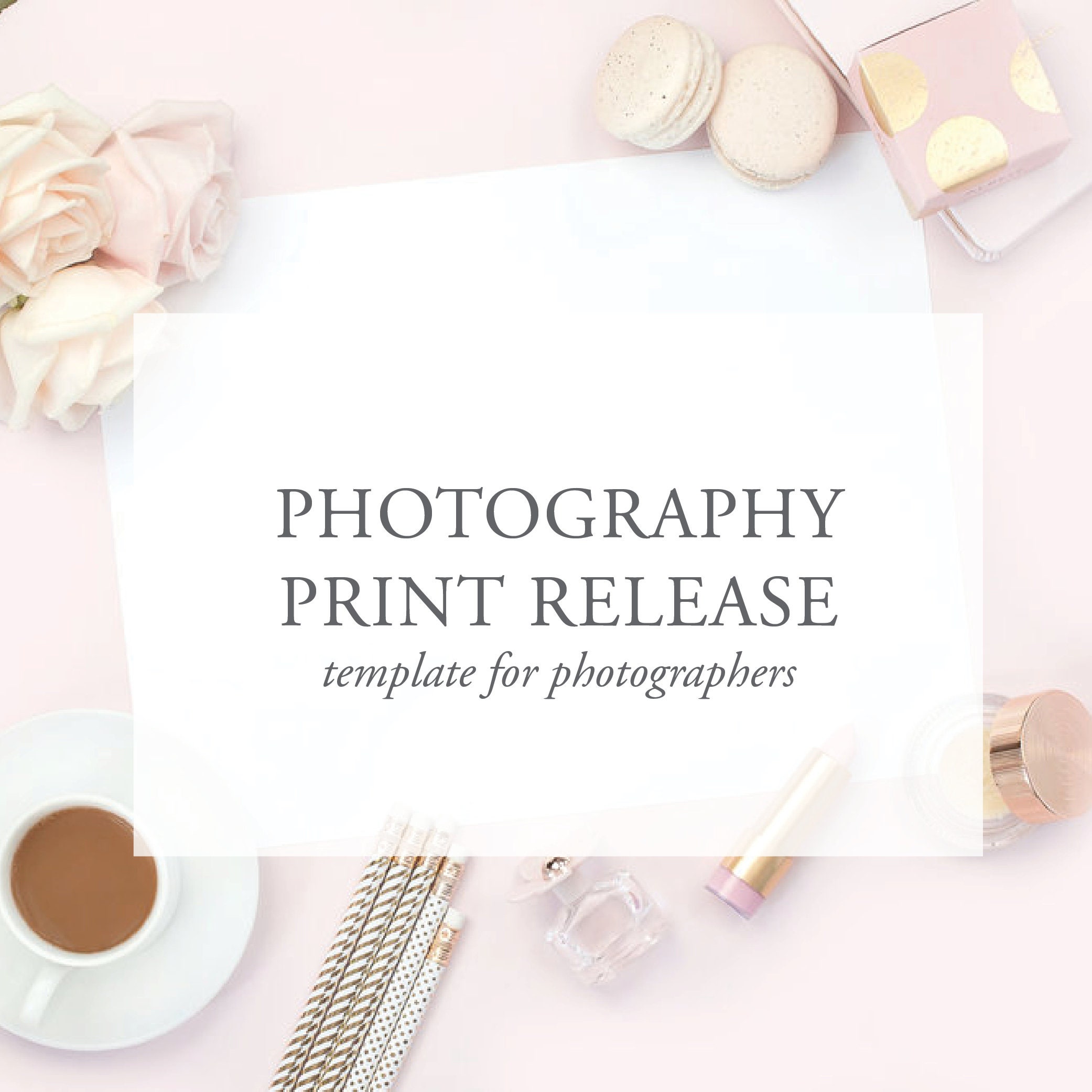 Photography Print Release, Print Release Template, Legal Forms for ...