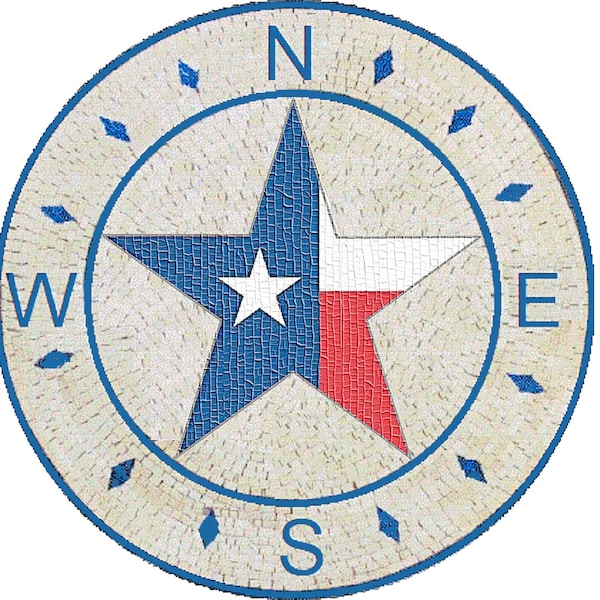 Texas Mosaic - Etsy