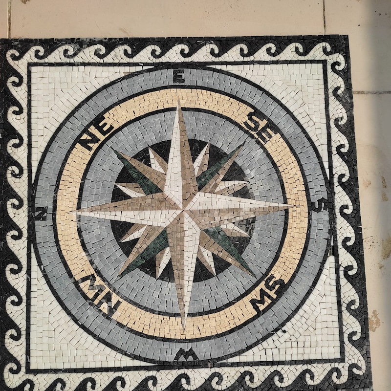 Stone Compass Rose - Etsy