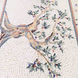 Olive Tree Backsplash Mosaic Tile - Etsy