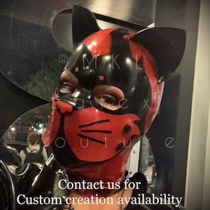 The Cat Latex Hood - Etsy