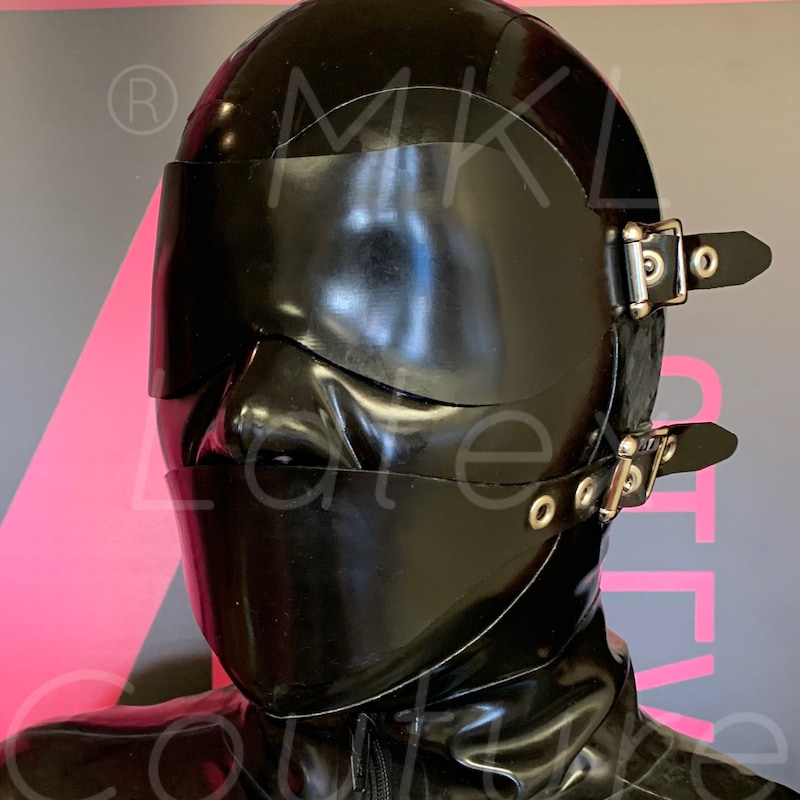 Leather Gag Hood - Etsy