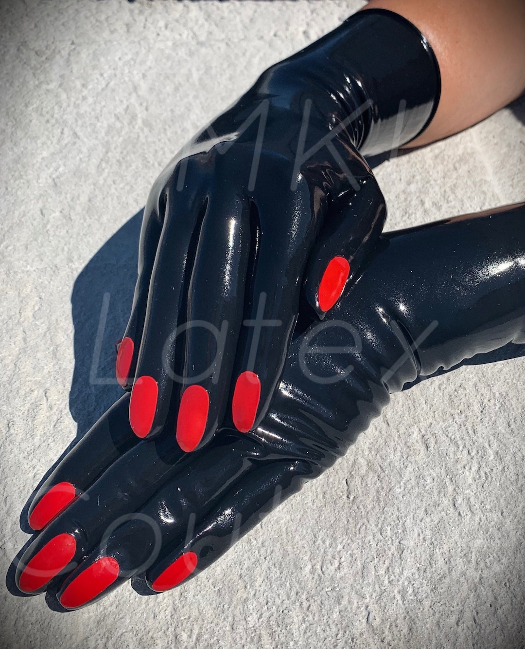 Manicured Latex Gloves Etsy France