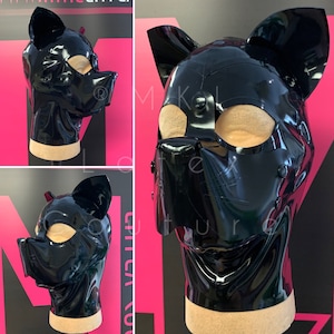 The Cat Latex Hood - Etsy