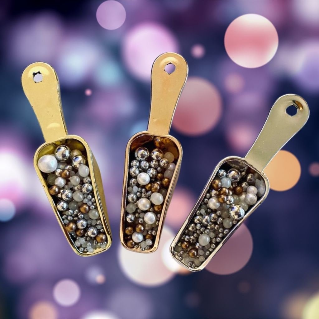 Cute Mini Sprinkle Scoops (gold, Silver & Rose Gold) Pack of 3 - Etsy