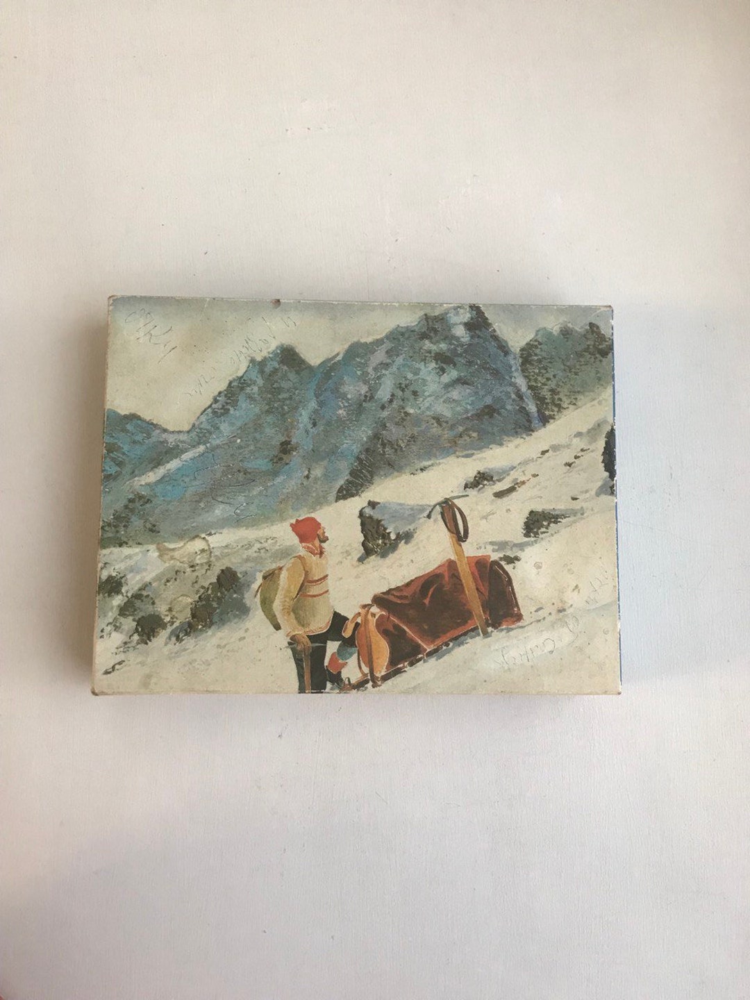 Vintage Empty Cardboard Box Display Box Vintage Decor, Paper Box ...