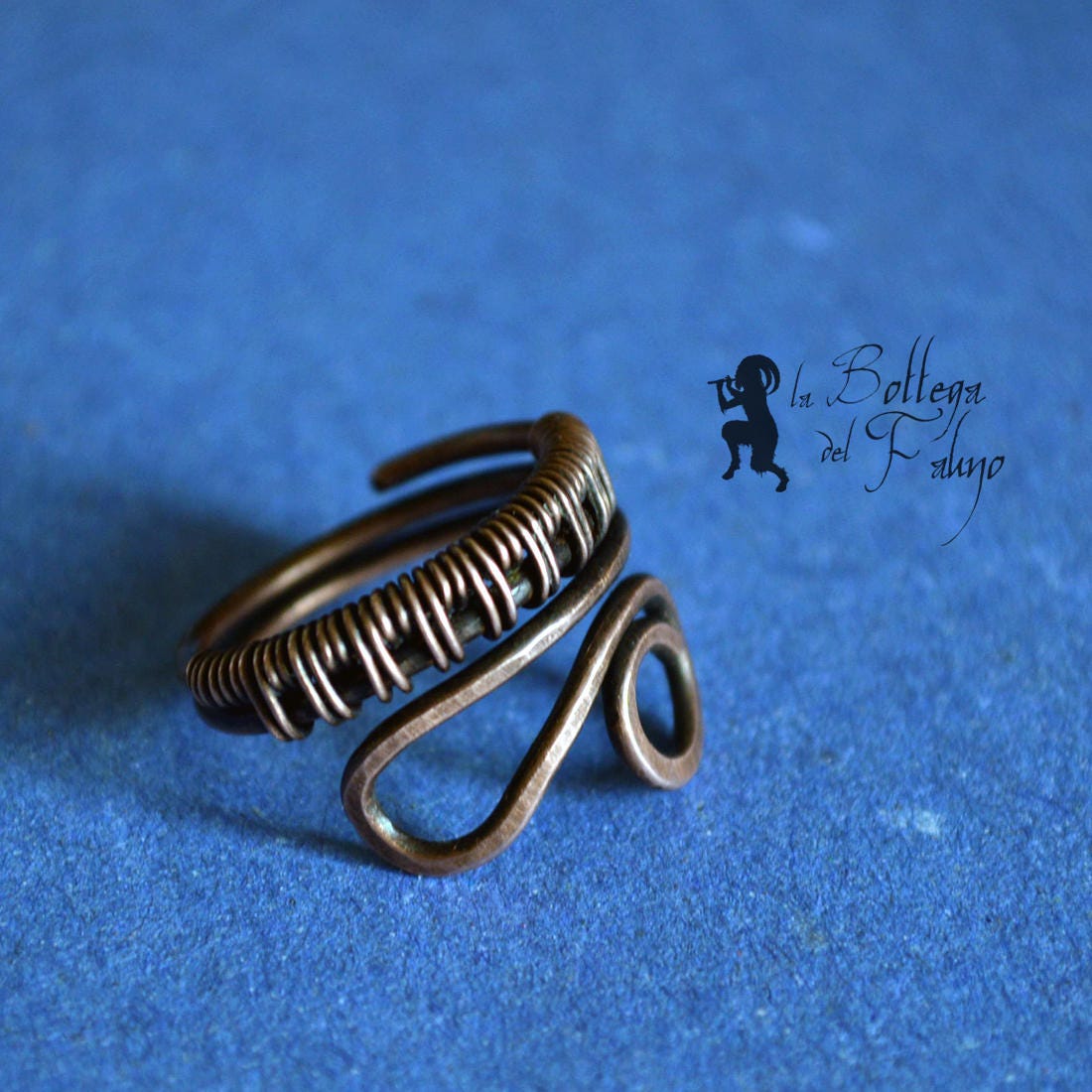 Celtic Copper Spiral Ring - Etsy
