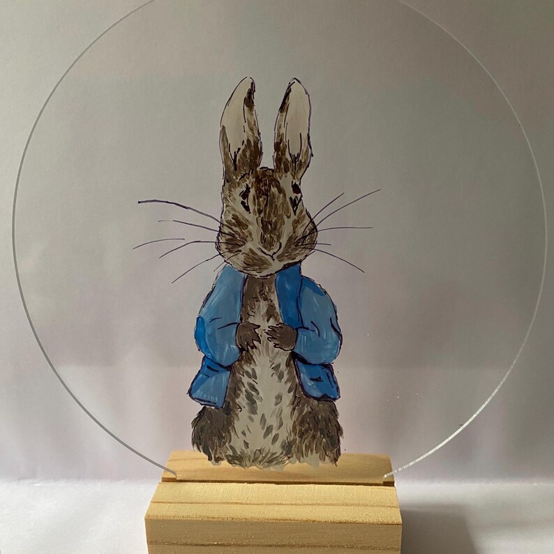 Peter Rabbit Acrylic Sign - Etsy
