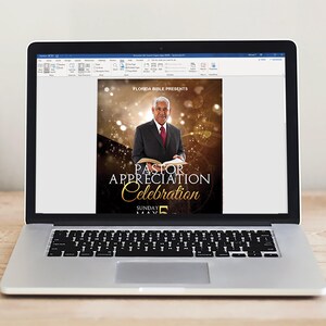 Starlight Pastor Appreciation Flyer Template: Church Banquet Invitation ...