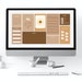 January 2024 Neutral Desktop Organizer Calendar Wallpaper Instant ...