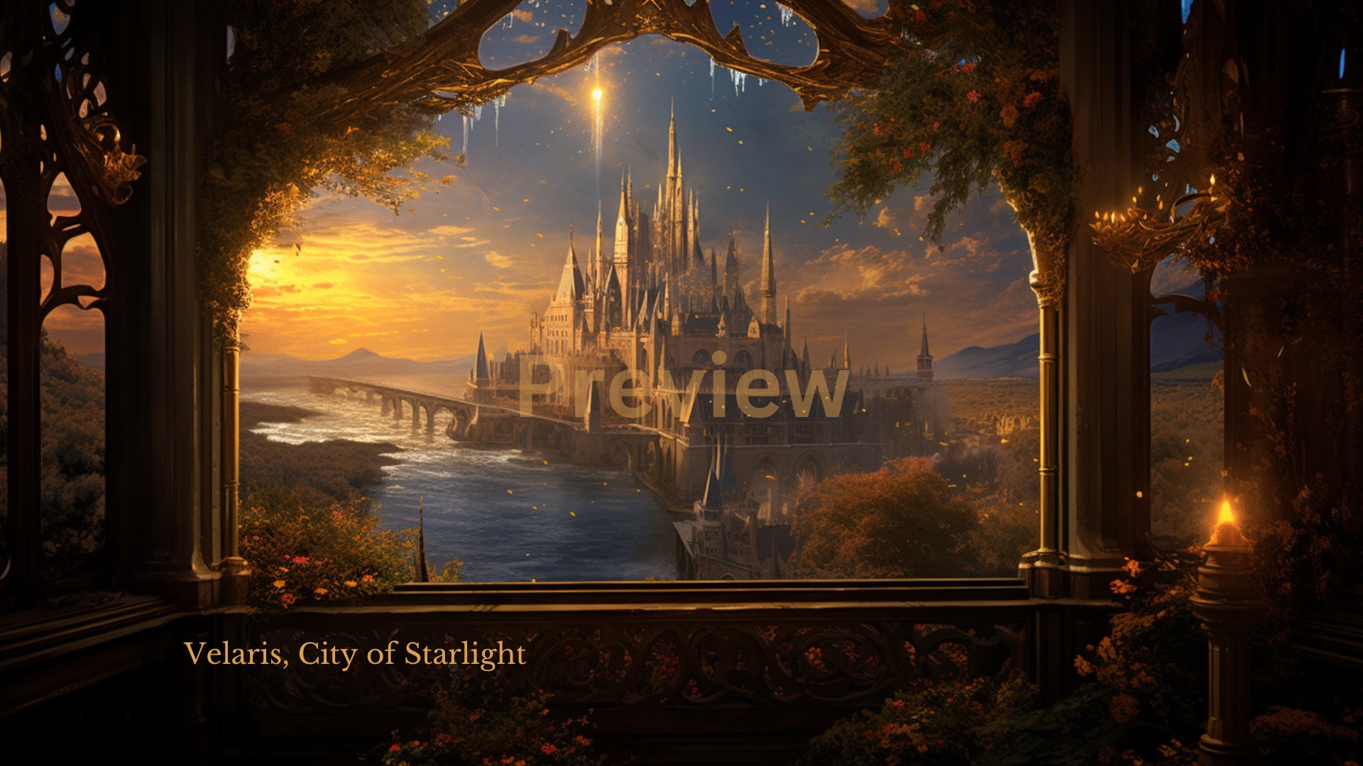 Velaris Desktop Wallpaper ACOTAR ACOMAF Fanart Night Court - Etsy