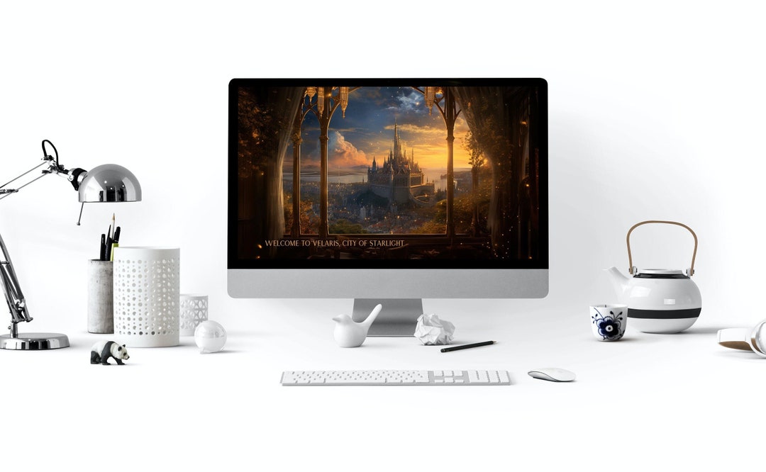 Velaris Desktop Wallpaper ACOTAR ACOMAF Fanart Night Court - Etsy