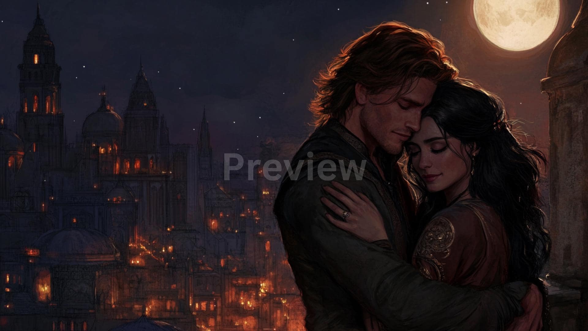 Oraya & Raihn Desktop Wallpaper for Booklovers II the Serpent and the ...
