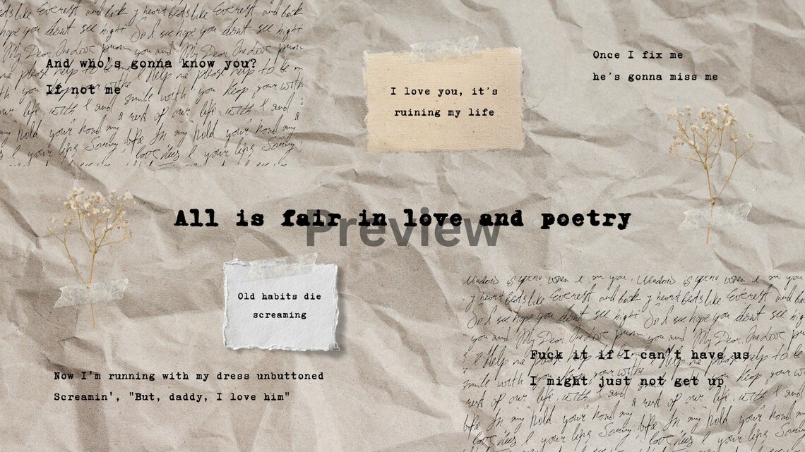 The Tortured Poets Department Desktop Wallpaper Taylor Swift Lyrics ...