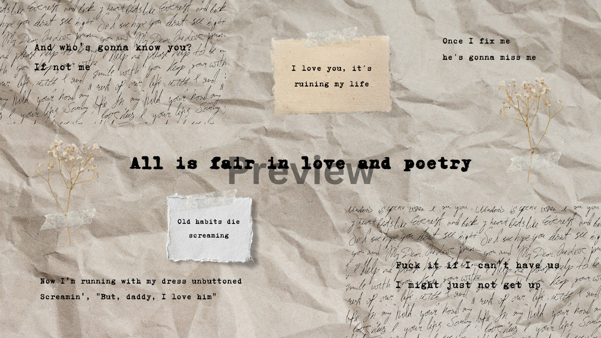 The Tortured Poets Department Desktop Wallpaper Taylor Swift Lyrics ...