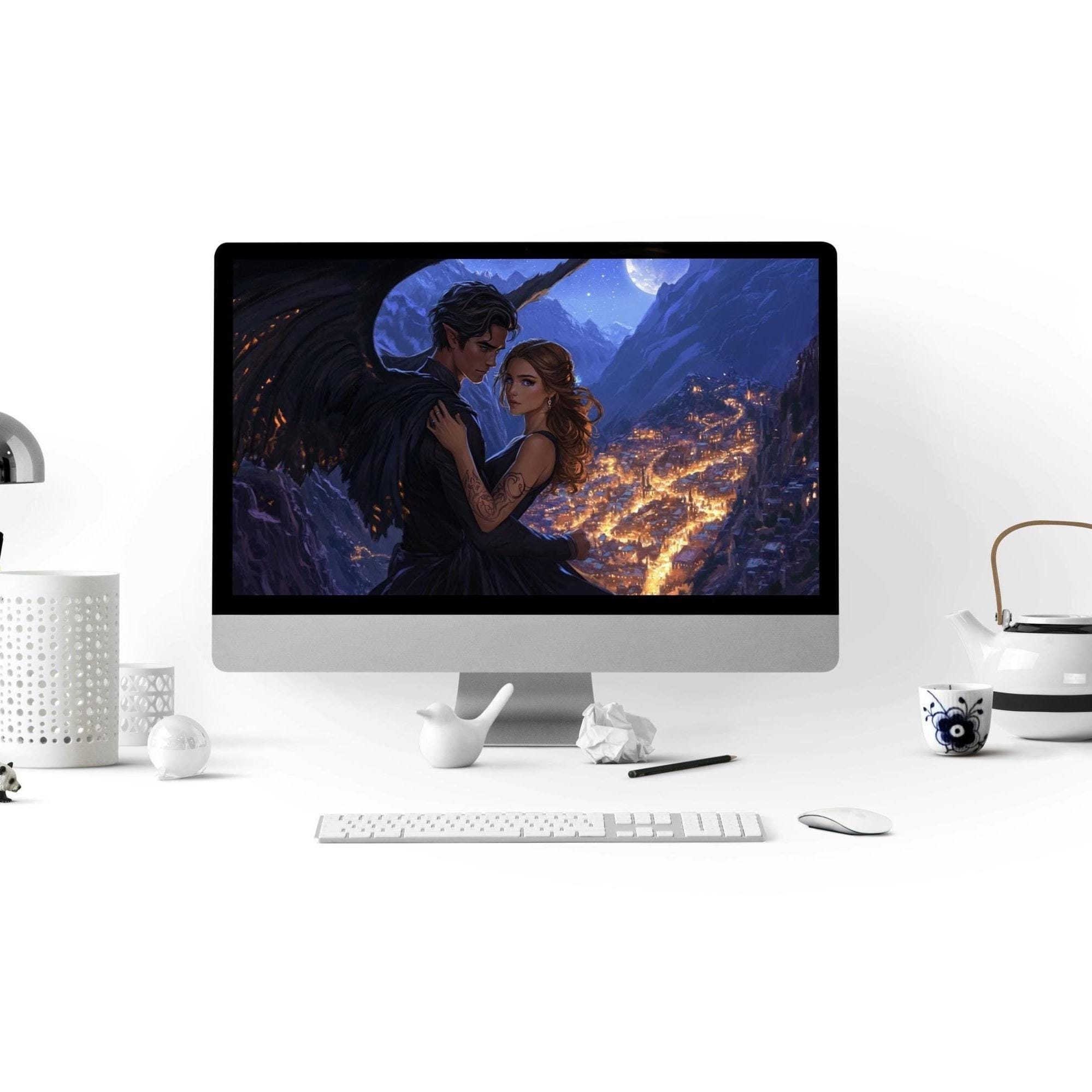 ACOMAF Feyre Rhysand Velaris Desktop Wallpaper ACOTAR - Etsy