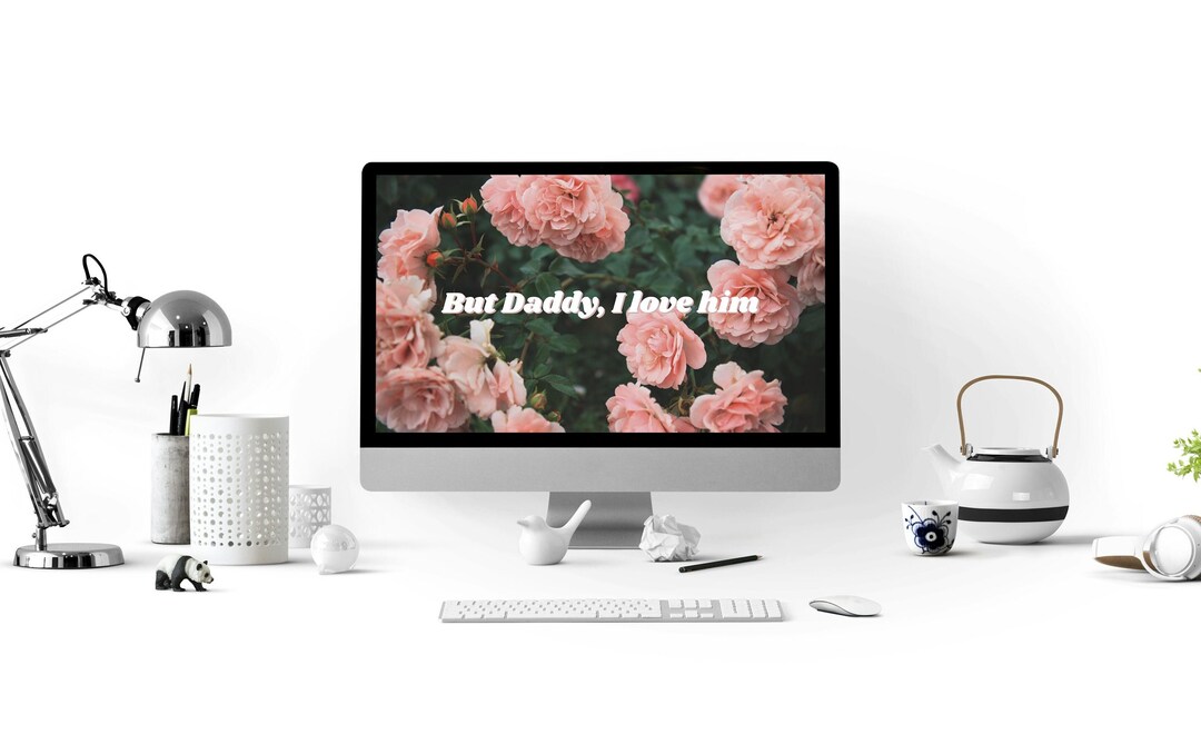 But Daddy I Love Him Desktop Wallpaper Tortured Poets Department Lyrics ...