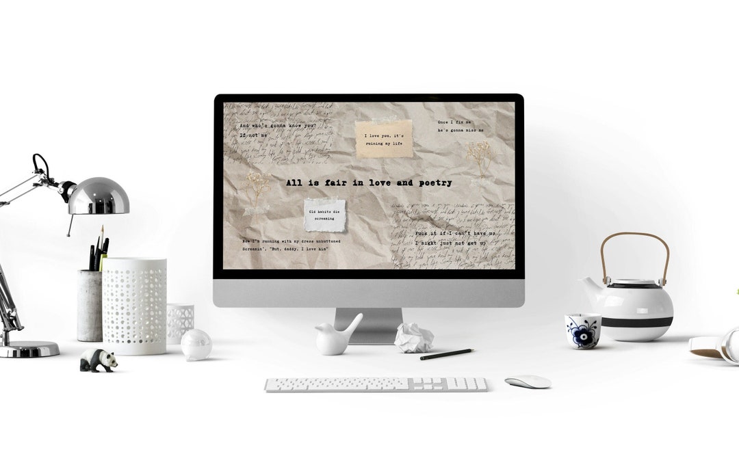 The Tortured Poets Department Desktop Wallpaper Taylor Swift Lyrics ...