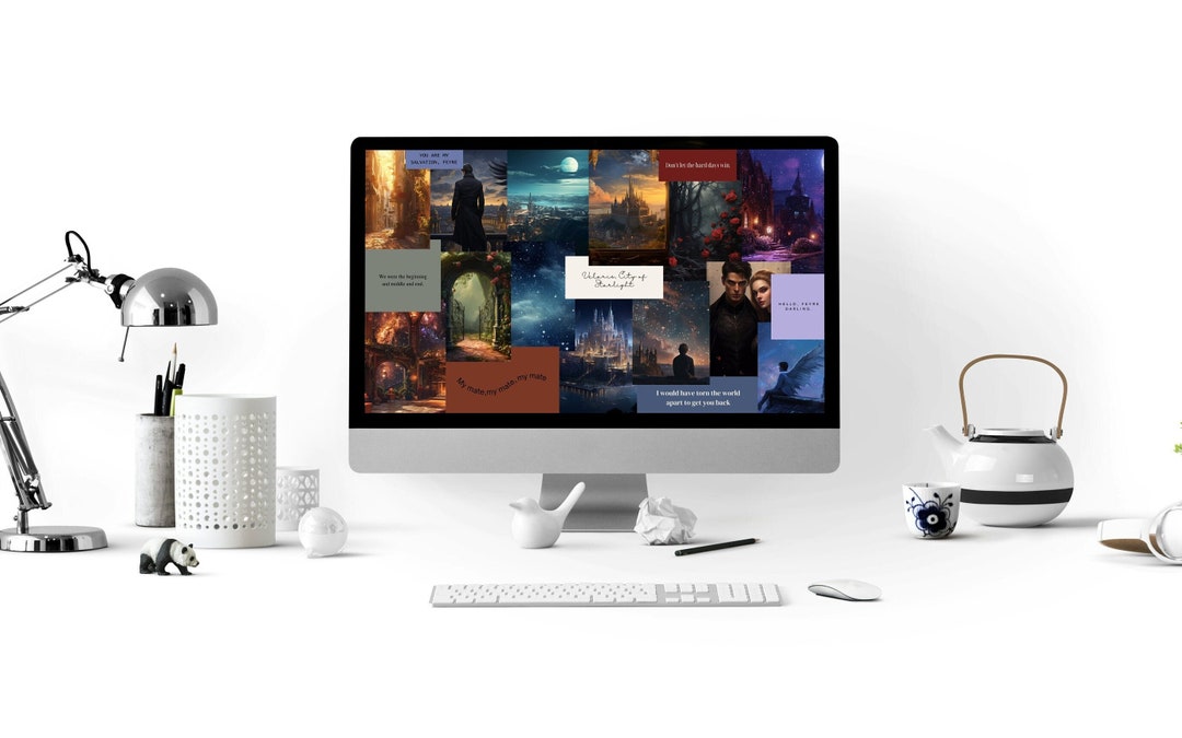 ACOMAF Collage Desktop Wallpaper ACOTAR Fanart - Etsy