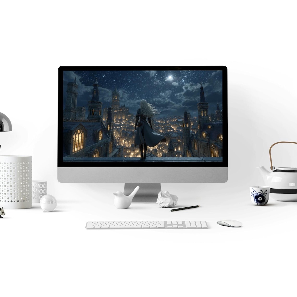 Celaena Throne of Glass Desktop Wallpaper TOG Fanart - Etsy