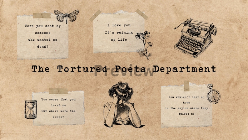 The Tortured Poets Department Desktop Wallpaper Taylor Swift Lyrics ...