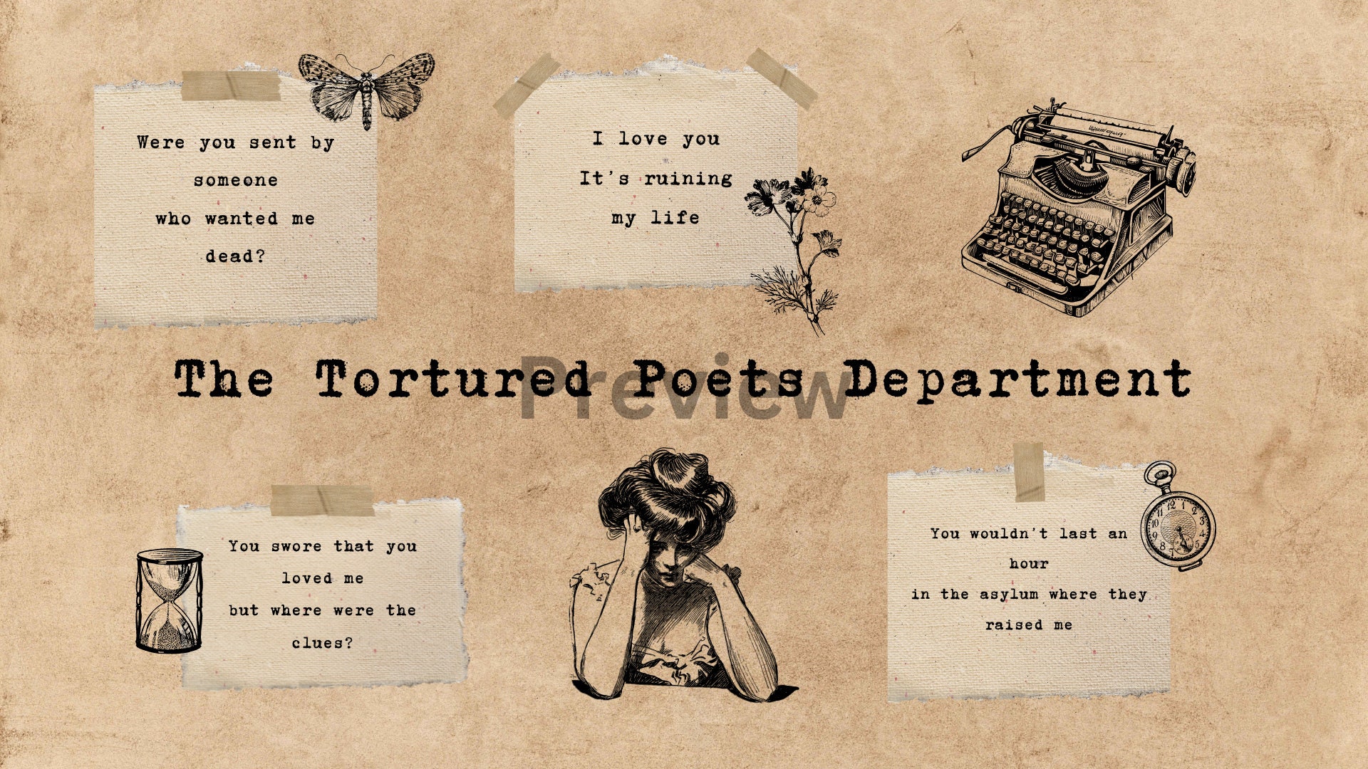 The Tortured Poets Department Desktop Wallpaper Taylor Swift Lyrics ...