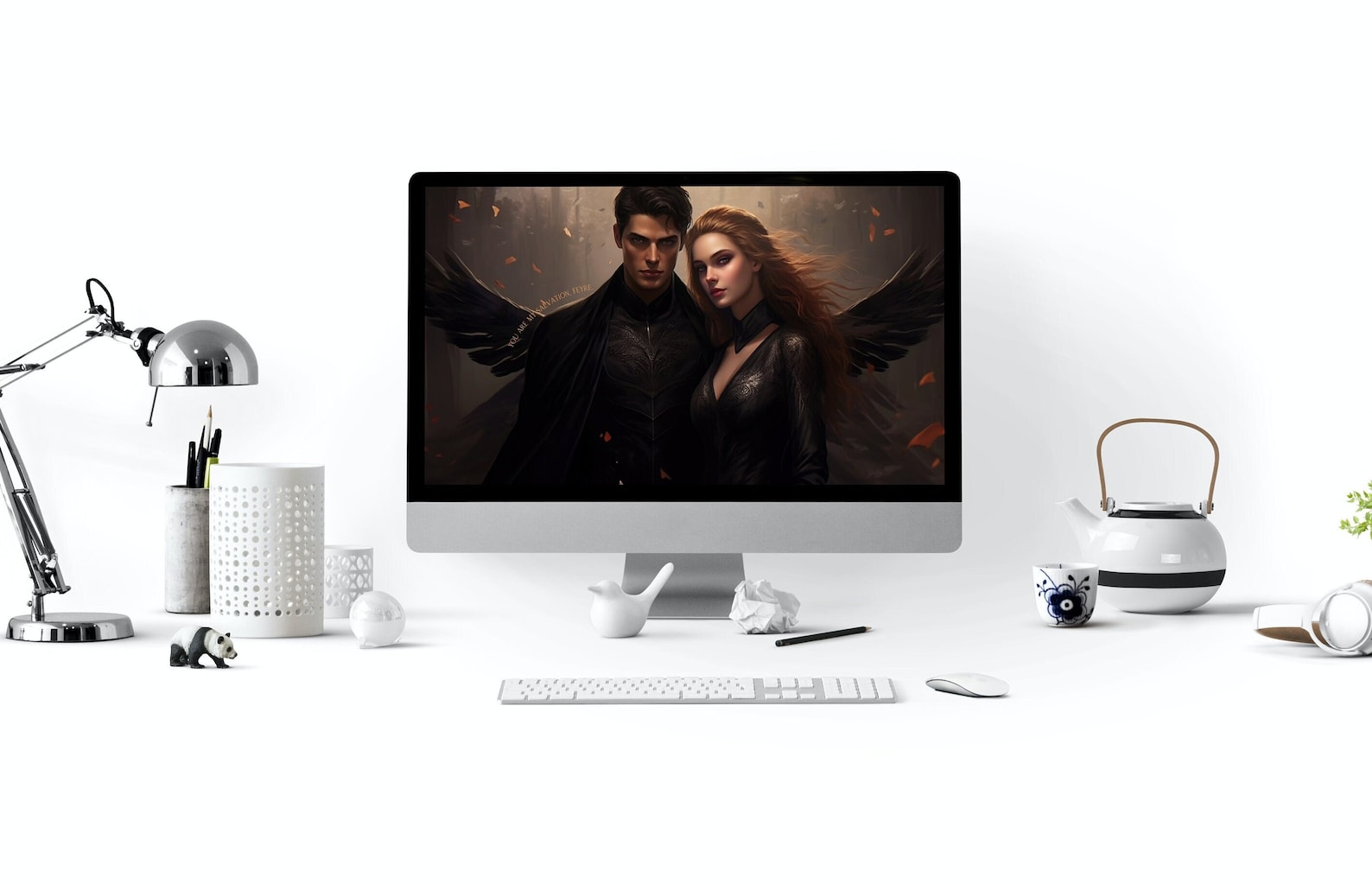 ACOMAF Feyre Rhysand Fanart Desktop Wallpaper ACOTAR - Etsy