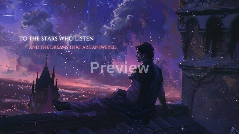 Rhys Velaris Desktop Wallpaper ACOTAR ACOMAF Fanart - Etsy