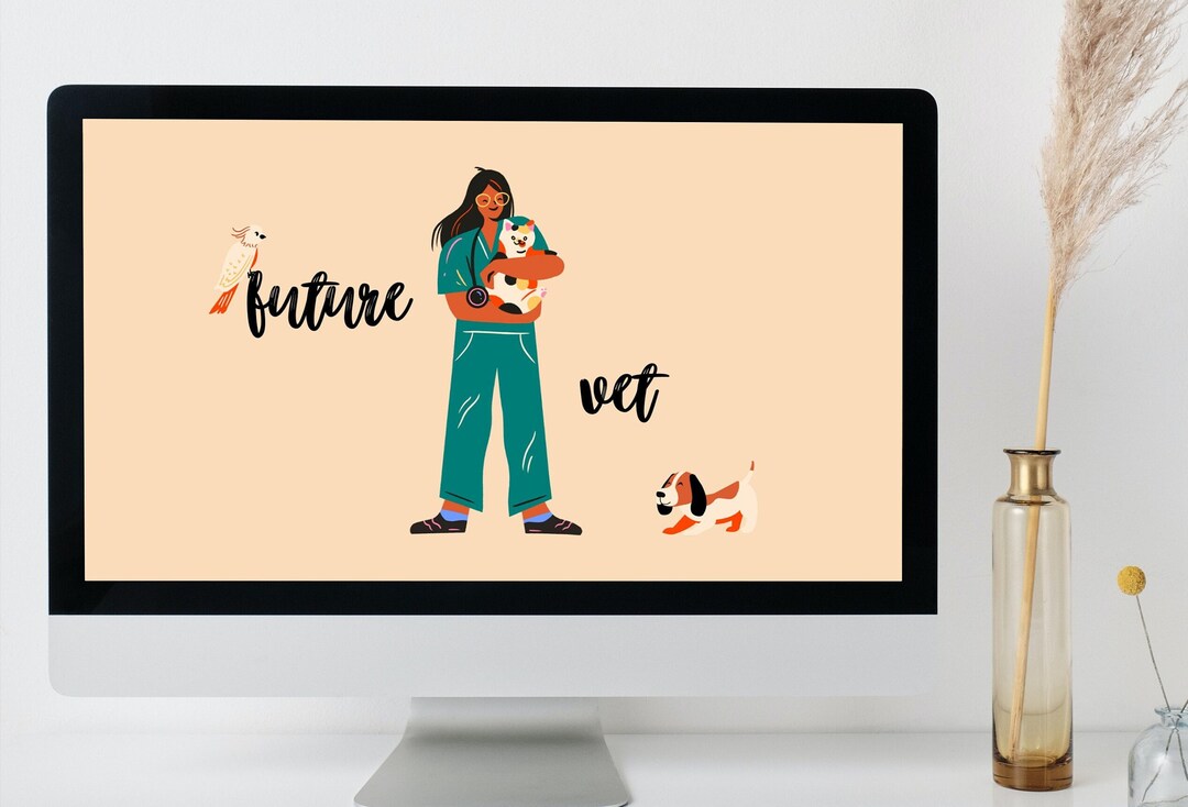 Future Vet Desktop Wallpaper INSTANT DOWNLOAD - Etsy