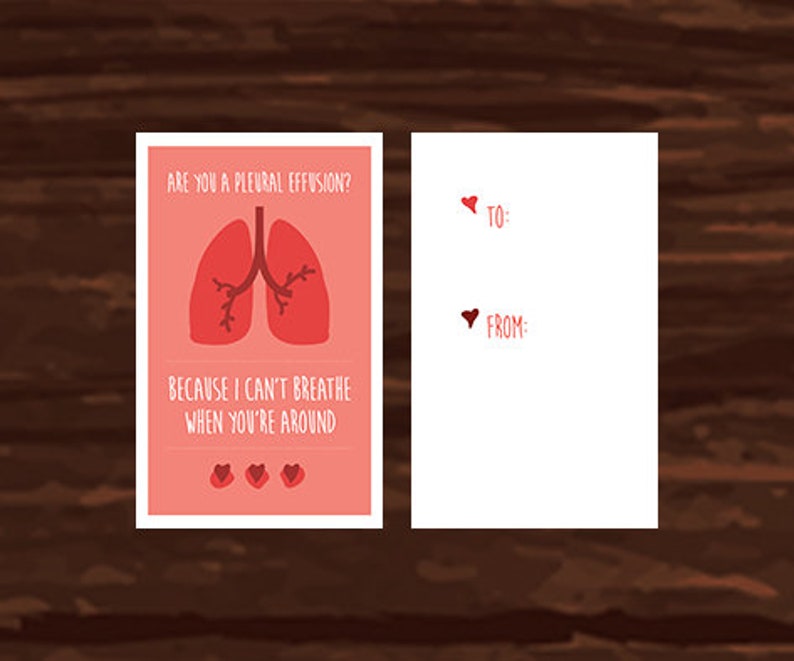 24 Funny Printable Medical Valentine's Day Cards - Download & Print ...