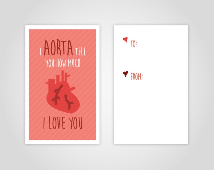 Funny Medical Valentine's Day Card Printable Download - Etsy