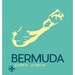 Bermuda Map Poster - Bermuda Art Print, Bermuda Poster, Minimalist ...