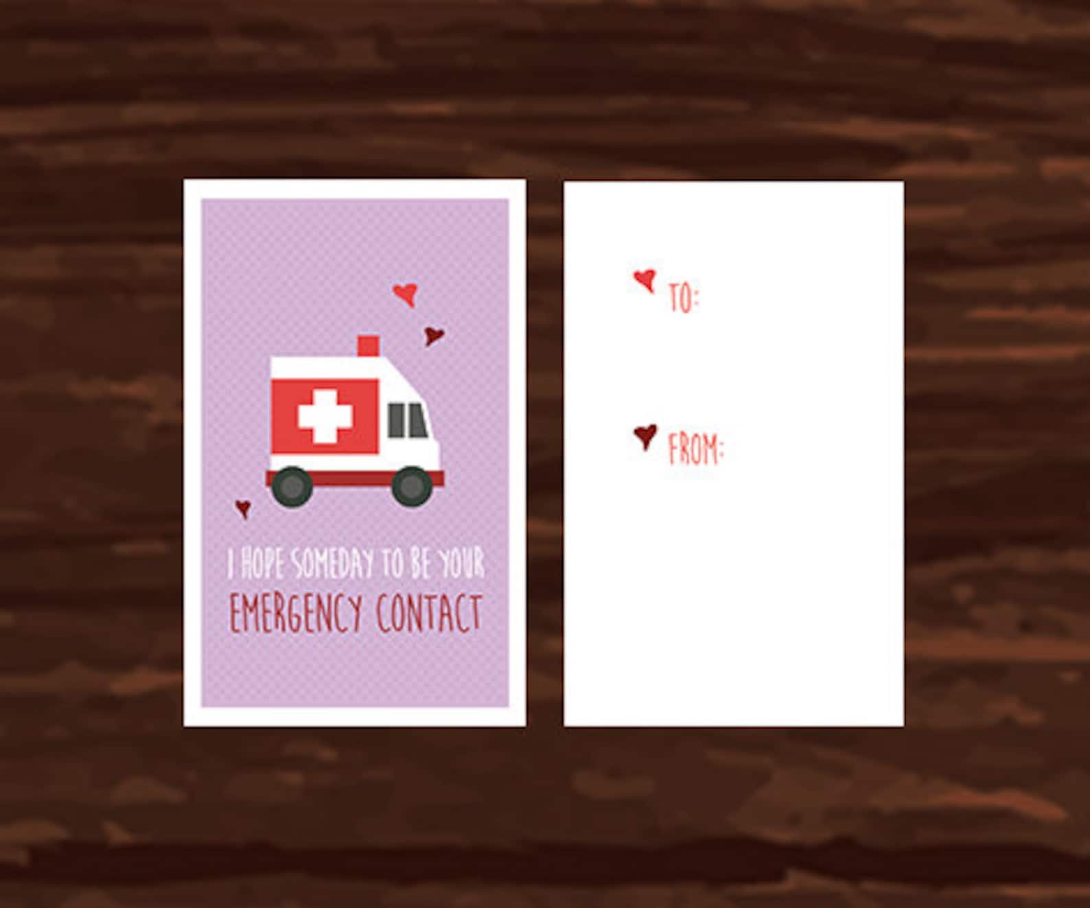 24 Funny Printable Medical Valentine's Day Cards - Download & Print ...