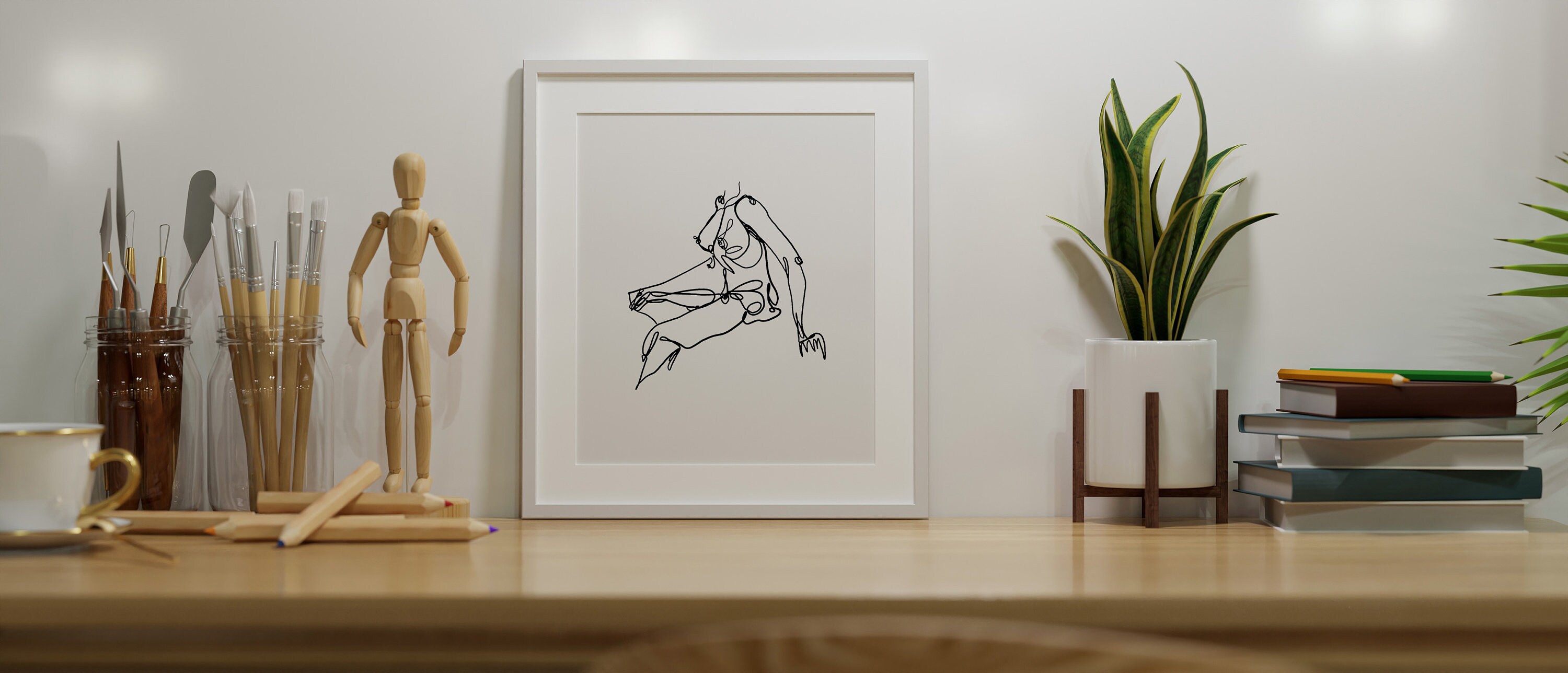 Wall Art, Artwork, Hand Drawing, Digital Print, Minimalism, Modern ...