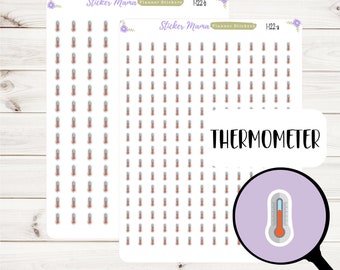 Sickness Planner Stickers Health Sick Tissues Tablets - Etsy