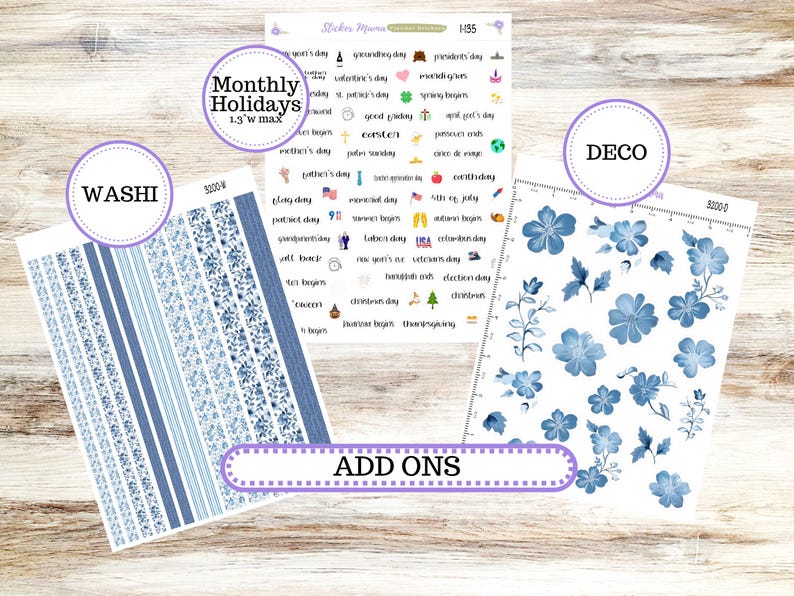 Laurel Denise Mae and Kristy Planner Sticker Kit | Book-bound ...