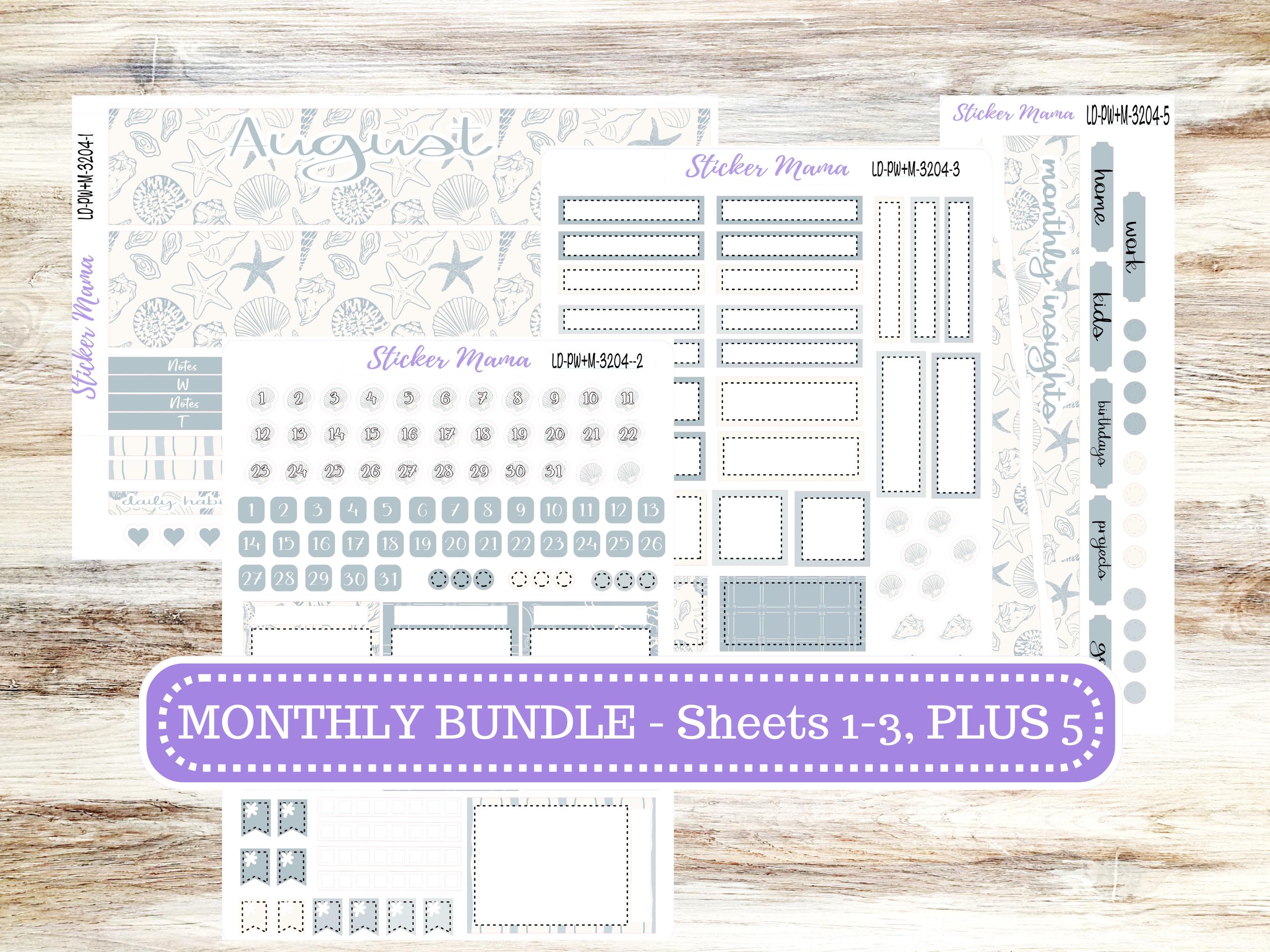 LD Large "the Scout" Week + Month Planner Kit|| Planner Kit #3204 ...