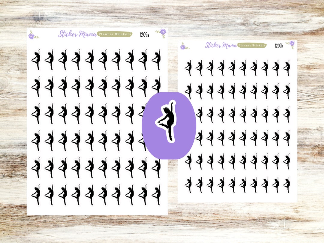 1209 DANCE STICKERS Dance Practice Planner Stickers - Etsy