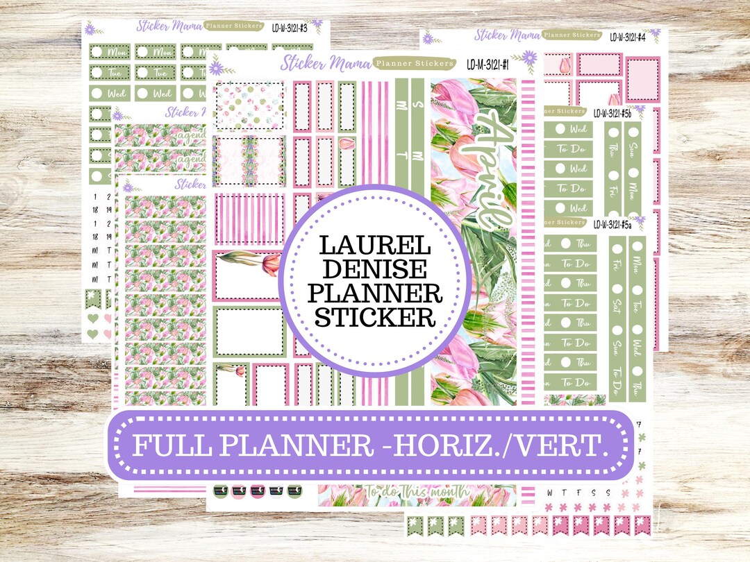 LD “the Nancy & Anne” Large || Week + Month PLANNER Kit #3121 || Laurel ...