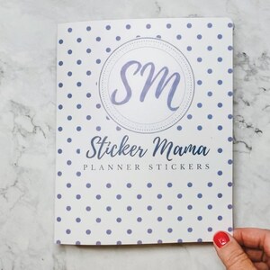 PLANNER STICKER ALBUM 8x6 Sticker Storage Sticker Book Planner Storage ...